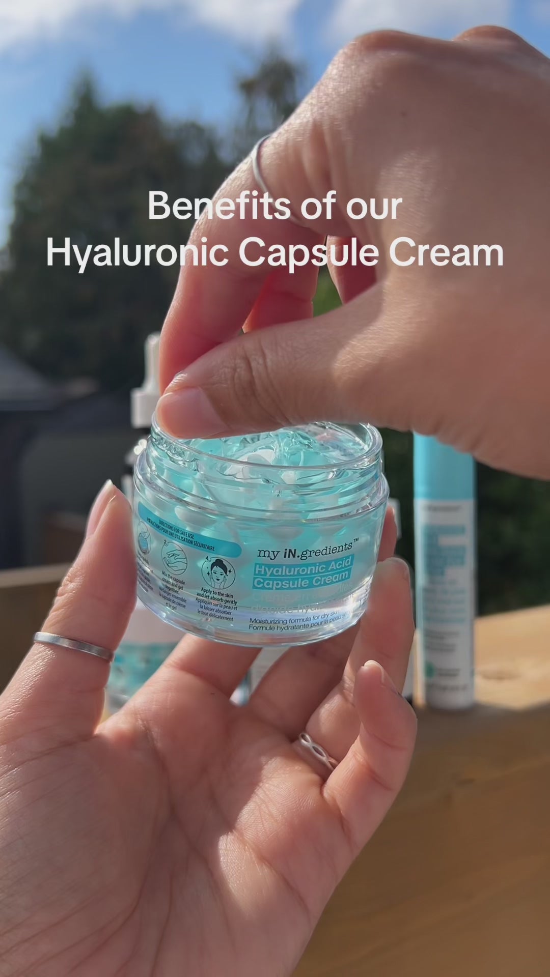 my iN.gredients Hyaluronic Acid Capsule Creams | masque BAR