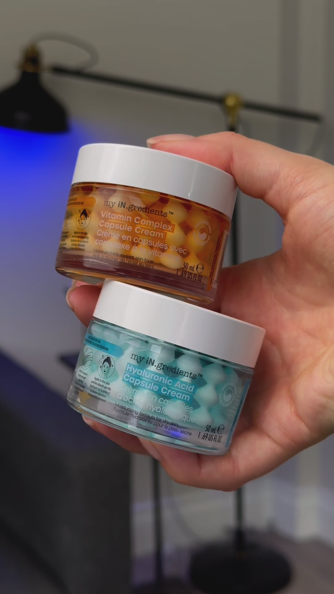 my iN.gredients Hyaluronic Acid Capsule Creams | masque BAR